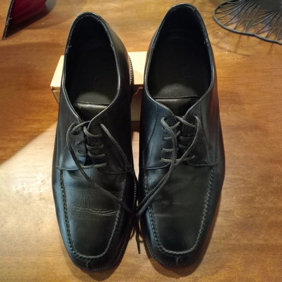 Neil M | Shoes | Neil M Mens Dress Black Leather Oxford Shoes 9eee ...